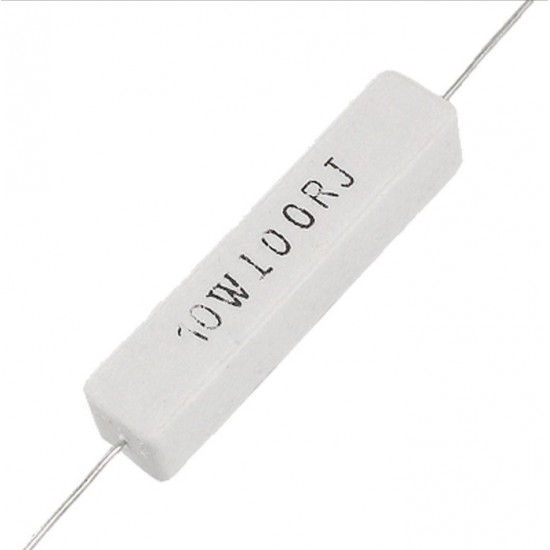 10Watt 10 Ohm Resistor WIREWOUND 10 Ohm 10W Resistor Ceramic Cement ...