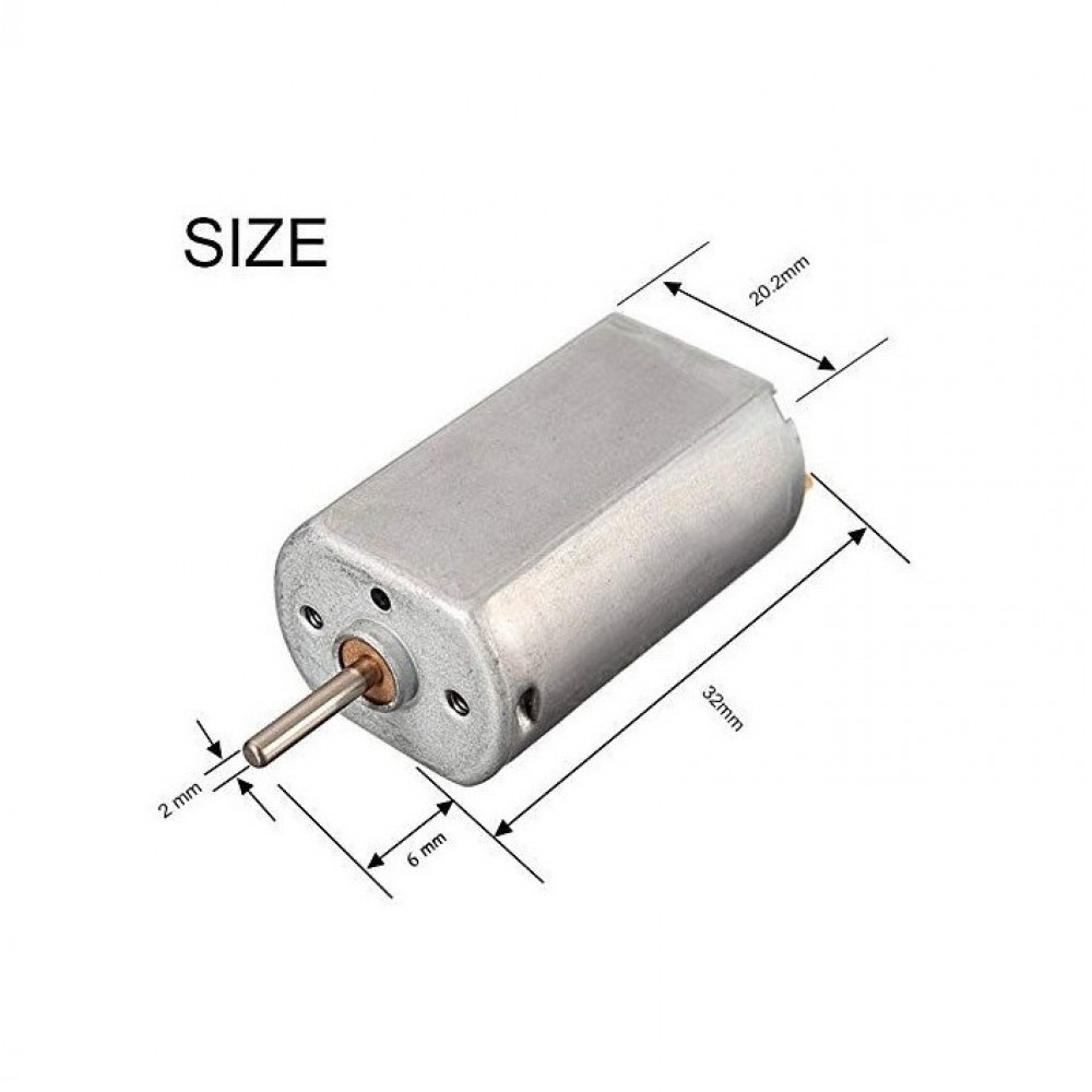 3v-9v Short Shaft 180 DC motor Price in BD |CityTech BD