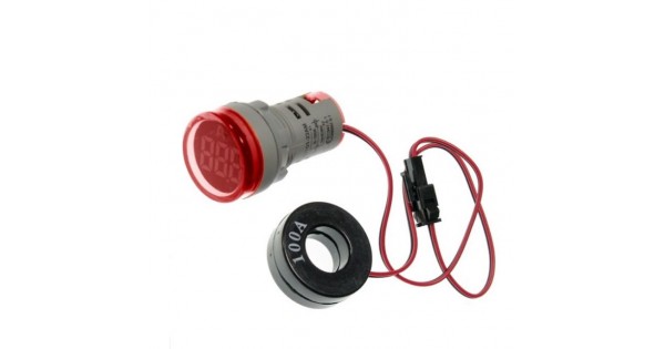 Ad101-22am Digital Ammeter LED Light Tester Measuring 0-100A Meter ...