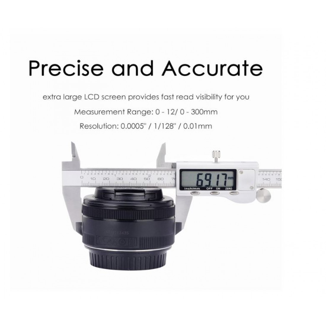 Digital Slide Caliper 12 inch/300 mm Measuring Tool Hardened Stainless ...