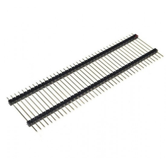 Male Pin Header Single Row Long Double Insulator 40 Pin 35mm Height