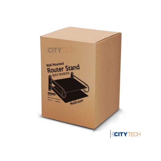 Multi-Layer Stainless Wall Mounted Router Stand Price in BD | CityTech BD