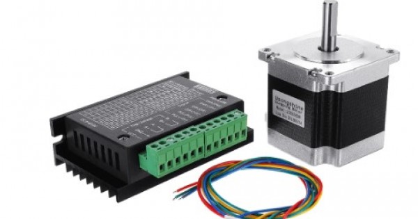 Nema 23 23HS5628 2.8A Two Phase 6.35mm Shaft Stepper Motor With TB6600 ...