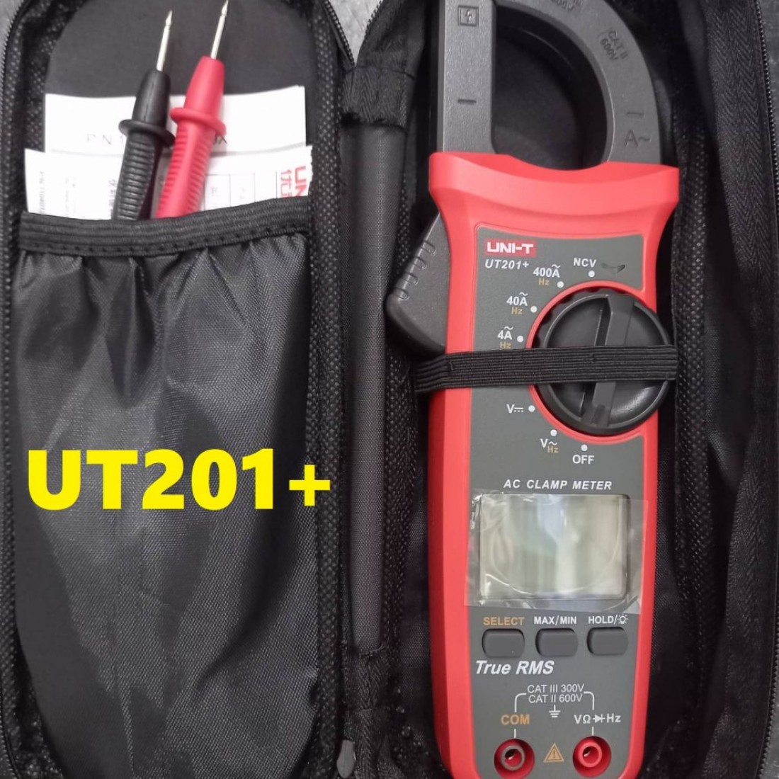 UNI-T UT201+ UT-201+DMM AC DC Digital Clamp Meter Auto Range Ture RMS ...