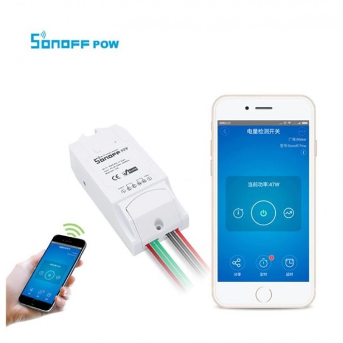 WiFi IoT Switch Sonoff Pow R2 in Bangladesh